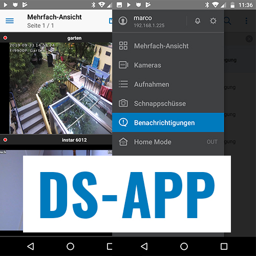 Die Synology DS-App für Smartphones (Am Beispiel NVR1218) - Teil 4 ...
