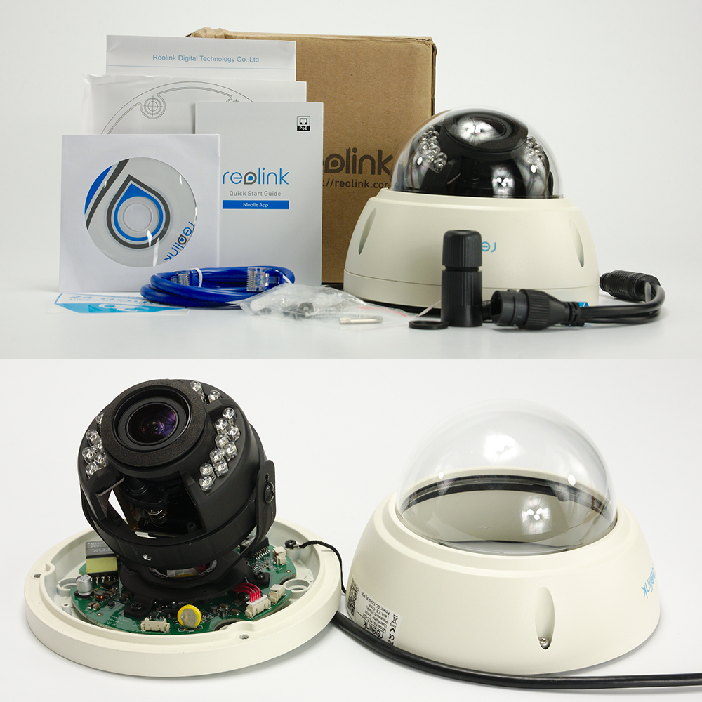 Reolink RLC 422 Netzwerkkamera mit 4x optischem Zoom, PoE und 2,5K ...